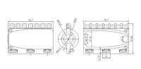 China ABS Gel Seal Closure with TPR Soft Seal for Feed Connector Protection - 1/2 inch to 5/8 inch Diameter Range for sale