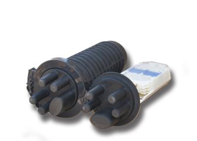 China 48 Cores Fiber Optic Splice Closure PP ABS Material IP68 Waterproof for Direct Buried 430mm for sale
