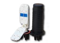 China Outdoor Fiber Optic Splice Closure 3 in 3 out Dome Type IP68 Rated 96 Core Capacity 430x130mm for sale