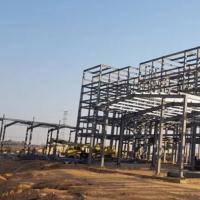 China 1000sqm Prefabricated Steel Structure Warehouse High Strength Large Metal Buildings for sale
