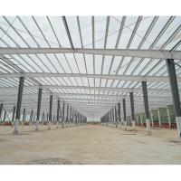 China Steel Structure Warehouse with 50 Years Usage Life, Color Steel Sheet Roof Gutter, and Slope Roof Design for Storage for sale