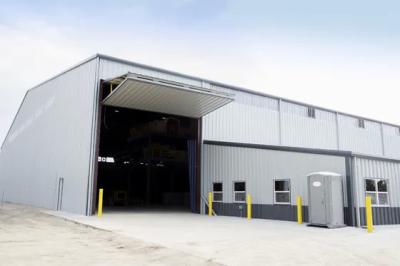 China Q235 Light Steel Structure Warehouse Metal Construction Prefab Metal Storage Sheds for sale