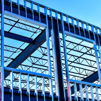 China Galvanized Prefab Steel Structure Prefab Metal Warehouse Building Welded for sale