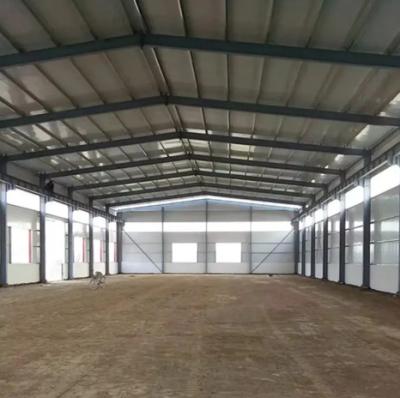 China Q235B Prefabricated Steel Structure Building Prefab Steel Warehouse Workshop for sale