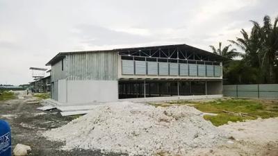 China AiSi ASTM Steel Poultry House Steel Structure Chicken House Fire Resistance for sale