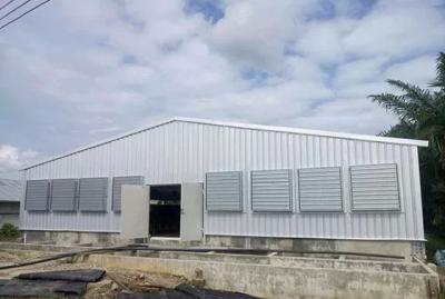 China Fire Resistance Q235B Steel Structure Poultry House Painted Steel Frame Chicken Coop for sale