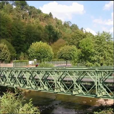 China Prefabricated Steel Structure Bridge Customized Size Long Span Steel Frame Bridge for sale