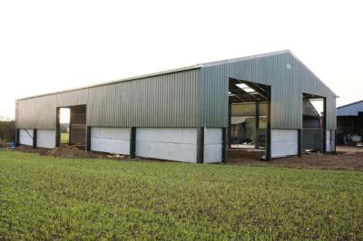China Corrosion Resistant Prefabricated Steel Structure Warehouse Construction Farm Shed for sale