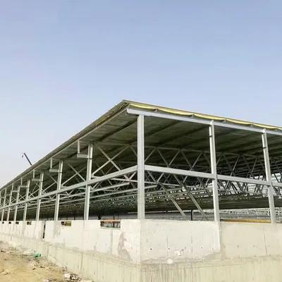 China Train Platforms Q235 Steel Shed Aircraft Hangar Industrial Modular Steel Warehouse for sale