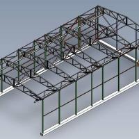China Steel Frame Shed Farm Buildings Customizable Sizes Industrial Steel Warehouse for sale