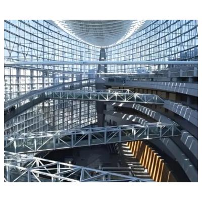 China Steel Structure Warehouse with 50 Years Life Time Wind Load Resistance and Welded H-section Design for sale