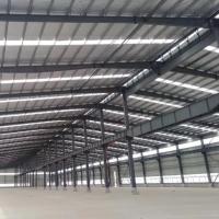 China Open Span Design Steel Structure Building Fire Protection Prefabricated Workshop Buildings for sale