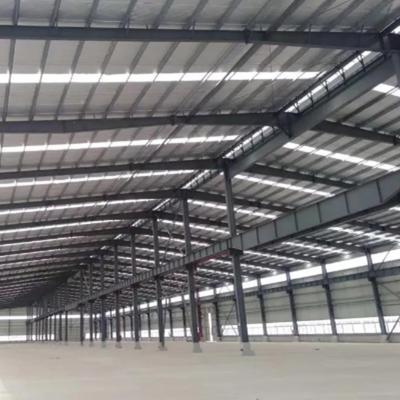 China Open Span Design Steel Structure Building Fire Protection Prefabricated Workshop Buildings for sale