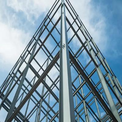 China Prefabricated Steel Structure with 3D Model CAD Drawings for Customized Size Portal Frame Steel Building Using Steel Sheet or Sandwich Panels for sale