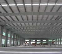 China Durable Steel Structure Building with 50 Years Service Life Eco-Friendly Design and Roller Shut Door for sale