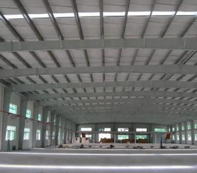 China Durable Steel Structure Building with 50 Years Service Life Eco-Friendly Design and Roller Shut Door for sale