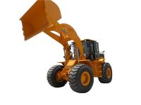 China WY955 5 Ton Wheel Loader 3m3 Weichai Engine Small Front End Loader Orange for sale