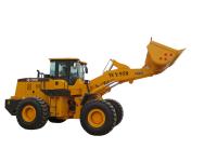 China Single Rocker Arm Front End Wheel Loader 5 Ton Loader 3300mm Max Dumping Height for sale