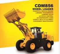 China Lonking CDM856 Front End Wheel Loader 5 TON With Weichai Tier 2 Engine 3m3 for sale