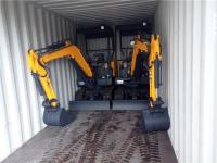 China Mini Excavator Rotating Bucket Construction Machinery Small Size Excavator for sale