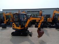 China Rubber Track Excavator With Dozer Blade , Digging Machine For Agriculture for sale