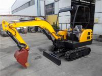 China Rubber Type Crawler Excavator With Dozer Blade 2050mm Max Digging Depth for sale