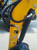China Yellow Crawler Excavator Kubota 2 Ton Excavator With 230mm Steel Track for sale