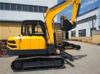 China 6.5 Ton Steel Track Small Ditch Digger Excavator Small Size With Kubota Engine for sale