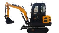 China Mini Rubber Track Mini Crawler Excavator Digger With Cabin WY22H Yellow for sale