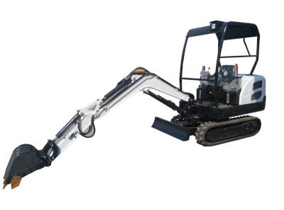 China Portable Crawler Excavator 2.2 Ton Mini Digger Excavator White Black for sale