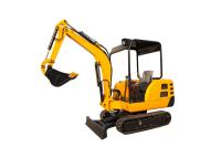 China Portable Crawler Excavator 2.2 Ton Mini Digger Excavator White Black for sale