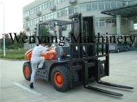 China 5000kg Four Wheel Drive Forklift With ISUZU Engine 6BG1 EPA Approved for sale