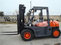 China 6 Ton ISUZU 6BG1 Industrial Counterbalance Forklifts 600mm Load Center for sale