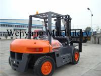 China 6 Ton ISUZU 6BG1 Industrial Counterbalance Forklifts 600mm Load Center for sale