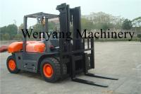 China 8 Ton Diesel Powered Forklift 4wd Forklift Pallet Truck 18 Months Warranty for sale