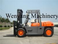 China 8 Ton Diesel Powered Forklift 4wd Forklift Pallet Truck 18 Months Warranty for sale