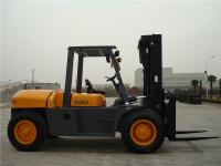 China Chaochai 6102 Engine Diesel Powered Forklift 10 Ton 3000mm Lifting Height for sale
