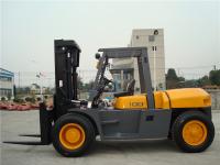 China Chaochai 6102 Engine Diesel Powered Forklift 10 Ton 3000mm Lifting Height for sale