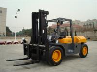 China Chaochai 6102 Engine Diesel Powered Forklift 10 Ton 3000mm Lifting Height for sale