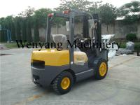 China 3T Diesel Powered Forklift With Paper Roll Clamp Specailly For Paper Manufacturer for sale