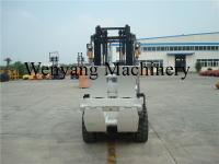 China 3T Diesel Powered Forklift With Paper Roll Clamp Specailly For Paper Manufacturer for sale