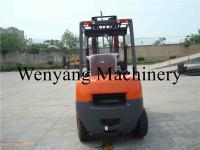 China 3 Ton Diesel Forklift Truck With Sanitation Fork Isuzu C240 500mm Load Center for sale
