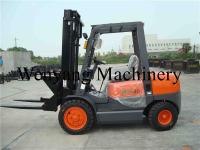 China 3 Ton Diesel Forklift Truck With Sanitation Fork Isuzu C240 500mm Load Center for sale