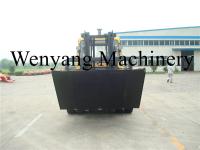 China Yellow Diesel Operated Forklift Attachments Dumping Bucket Mounted With Cab for sale