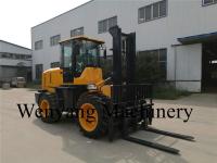 China Weichai Engine 4 Wheel Drive Forklift Good Off Road Performance 4m Lifting Height for sale