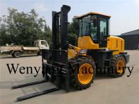 China Weichai Engine 4 Wheel Drive Forklift Good Off Road Performance 4m Lifting Height for sale