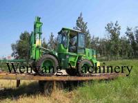 China Weichai Engine 4 Wheel Drive Forklift Good Off Road Performance 4m Lifting Height for sale