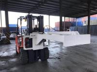 China Customized Forklift Truck Attachments 2.5 Ton Glass Handler III Mounting Class for sale