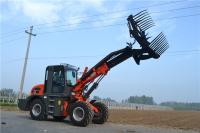 China 2ton  0.8m3 bucket telescopic boom wheel loader with max lifting height 5100mm for sale