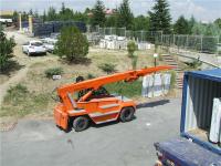 China 10ton crane telehandler for  marble slab loading and unloading from 20GP container for sale